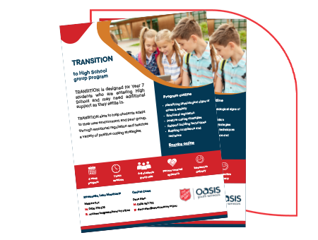Transition Program | Oasis Youth Services | The Salvation Army Australia