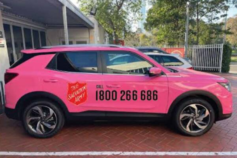 Pink Car | Melbourne 614 | The Salvation Army Australia