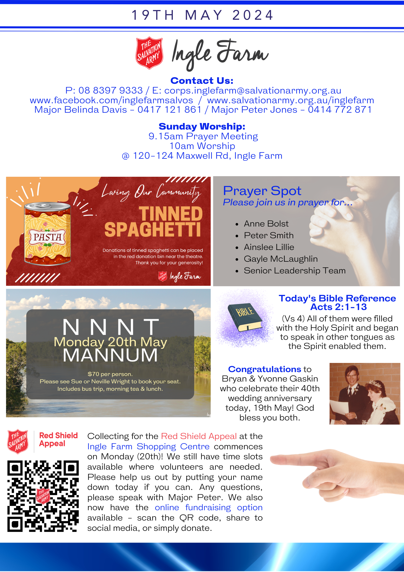 19/05/2024 - News | Ingle Farm Corps | The Salvation Army Australia