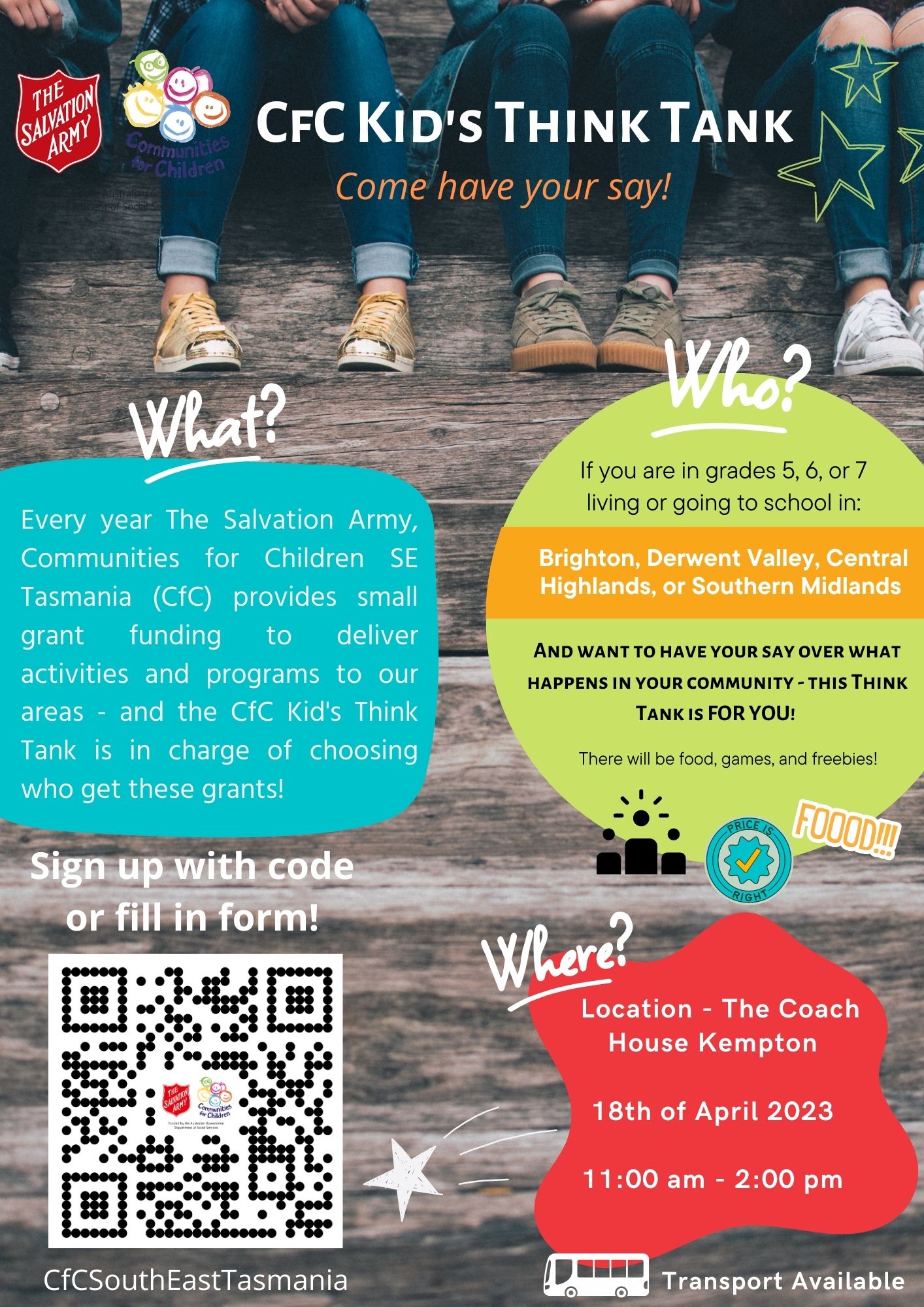 Tasmania Communities for Children | The Salvation Army Australia